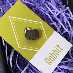 Wanda-rabbit Enamel Pin - Etsy UK