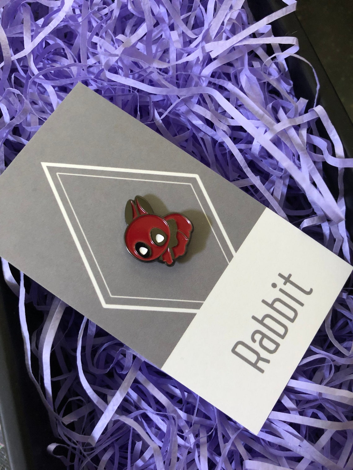 Deadpool-rabbit Enamel Pin - Etsy