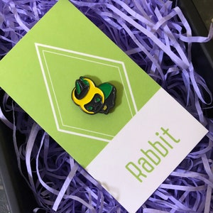 Loki-rabbit Enamel Pin - Etsy