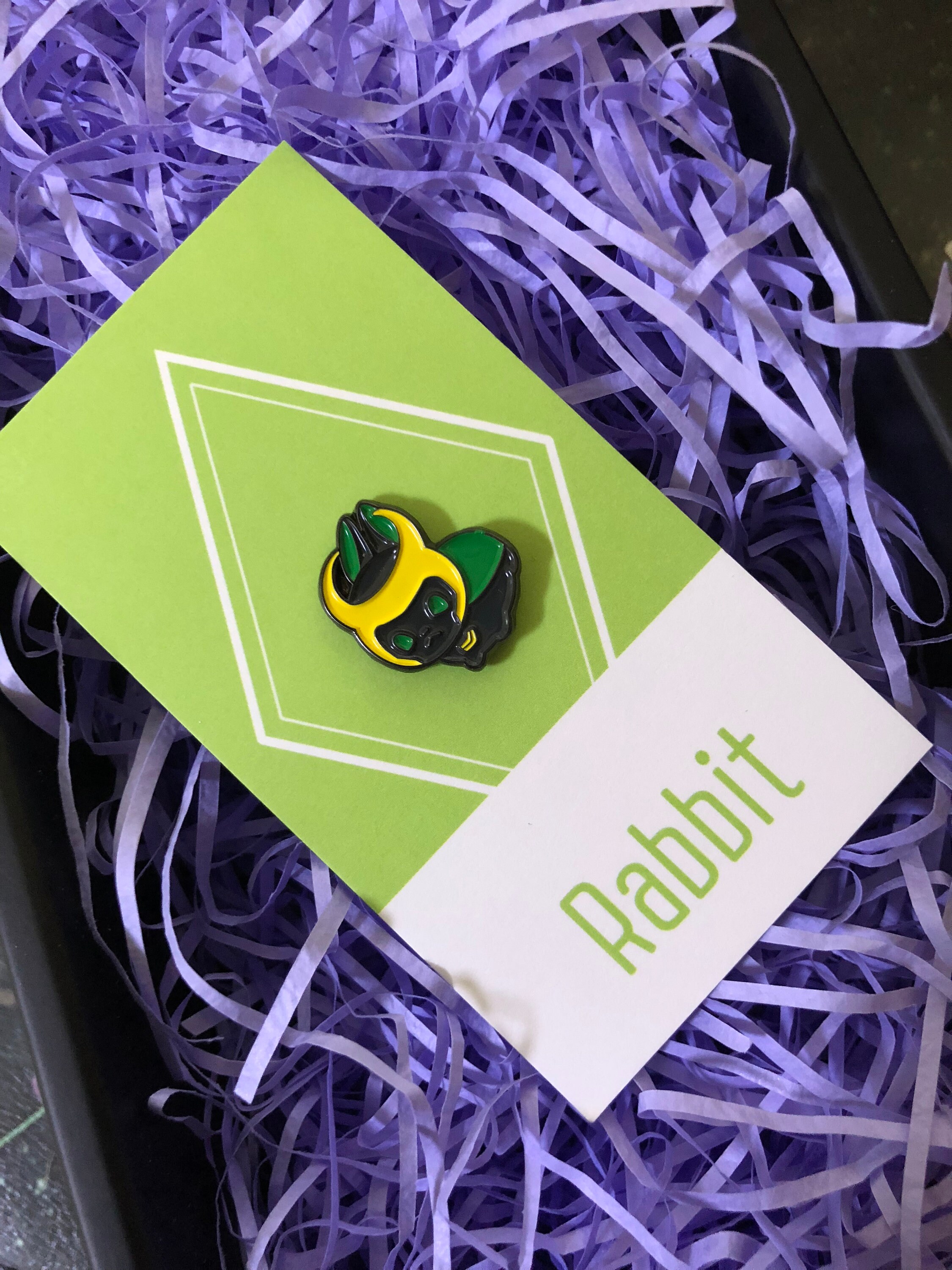 Loki-rabbit Enamel Pin - Etsy UK