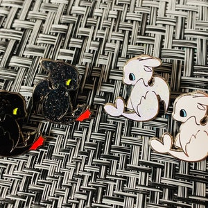Night/light Fury Enamel Pin - Etsy