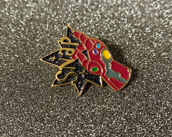 INFINITY GAUNTLET 3D Gold Metallic Enamel Pin - Etsy