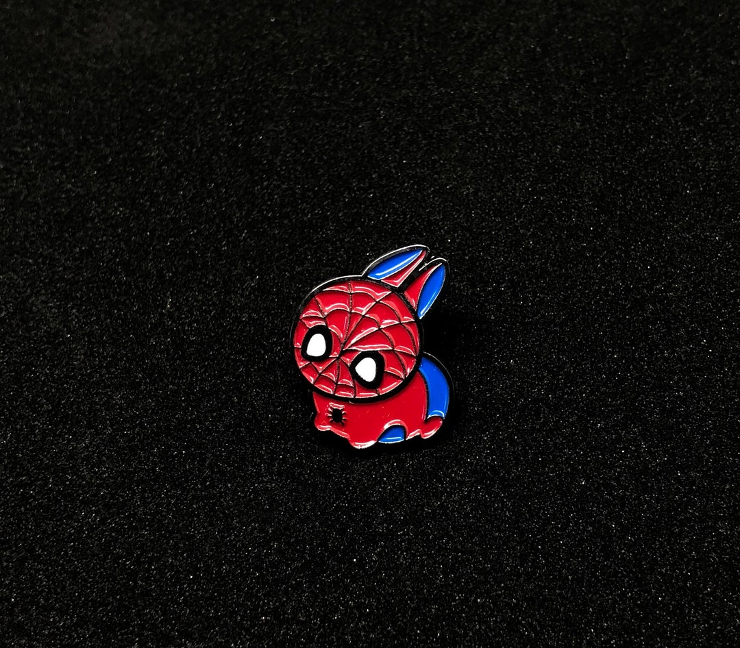 Spider-rabbit Enamel Pin - Etsy