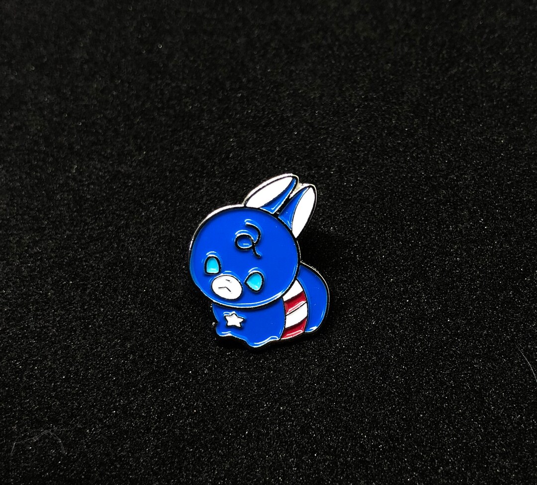 Captain-rabbit Enamel Pin - Etsy
