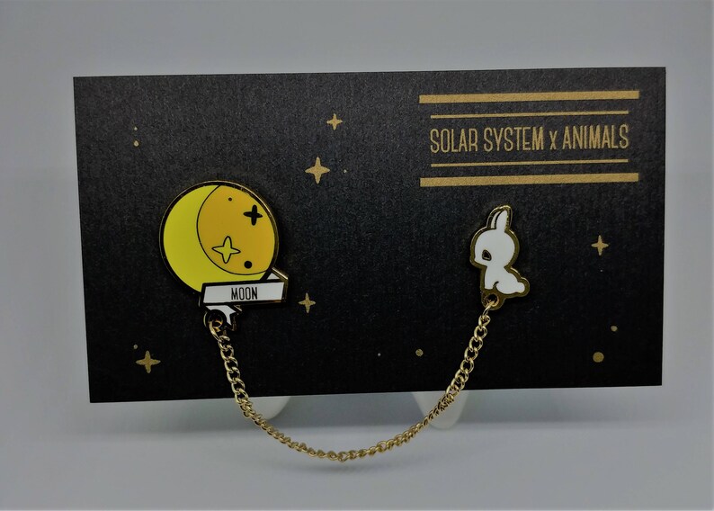 Moon Chain Pin - Etsy Canada