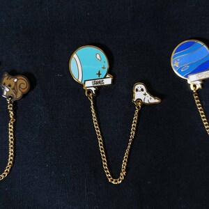 Solar System Chain Pin - Etsy