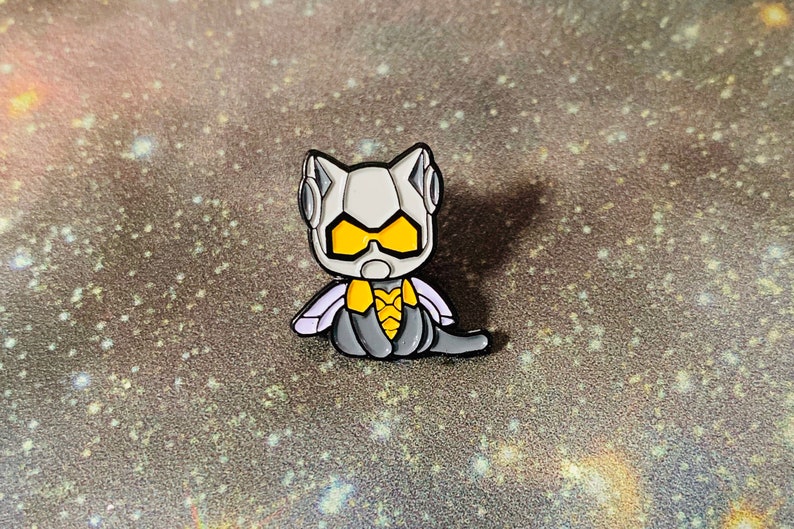 Wasp-cat Enamel Pin - Etsy