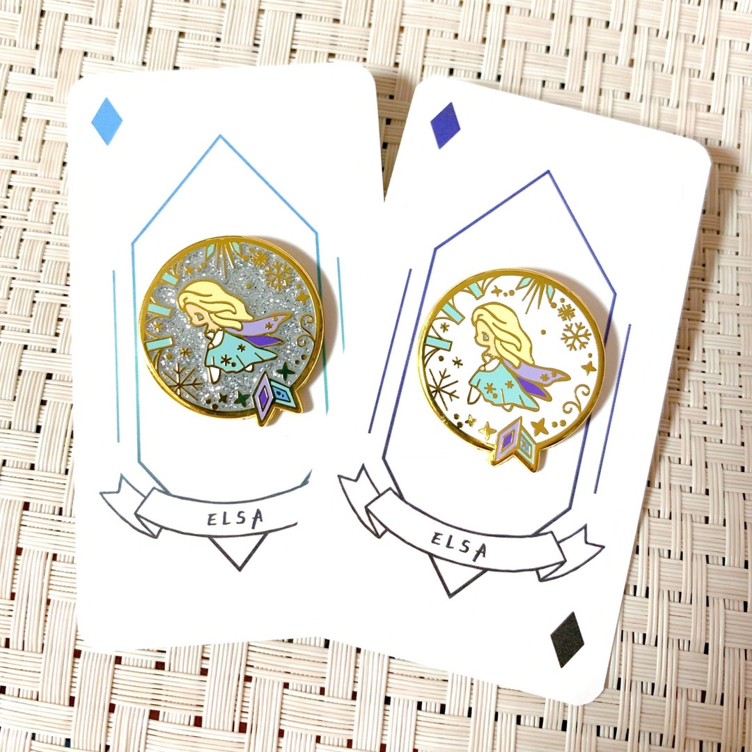 Elsa Hard Enamel Pin - Etsy