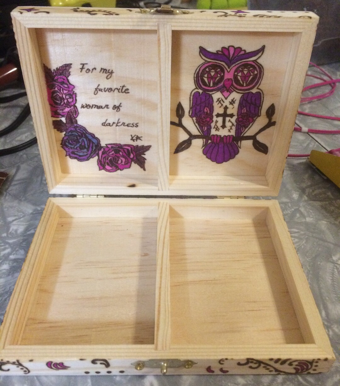 Sugar Skull Playing Card Box - Etsy