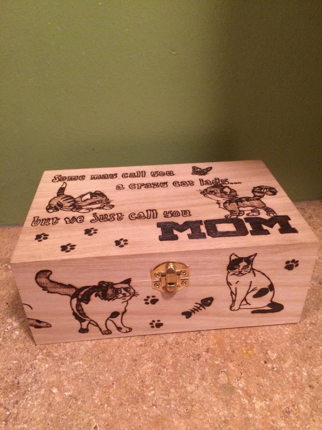 Small Cat Storage Box - Etsy