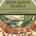 Beer Quote Bundle, Funny Beer Quotes, Beer Bottle Opener Keychain ...