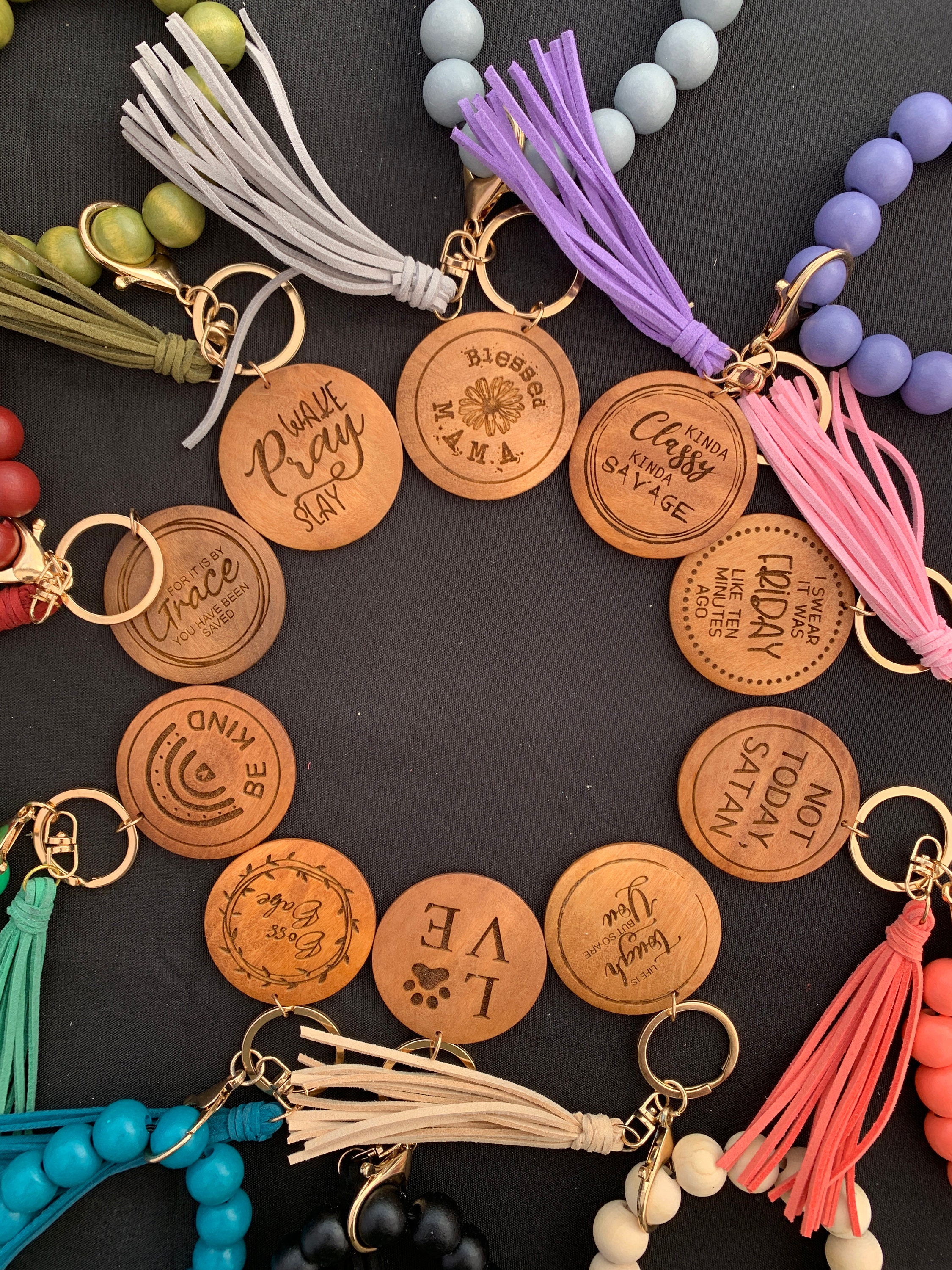 Wristlet SVG Bundle Keychain Designs Wristlet Digital - Etsy