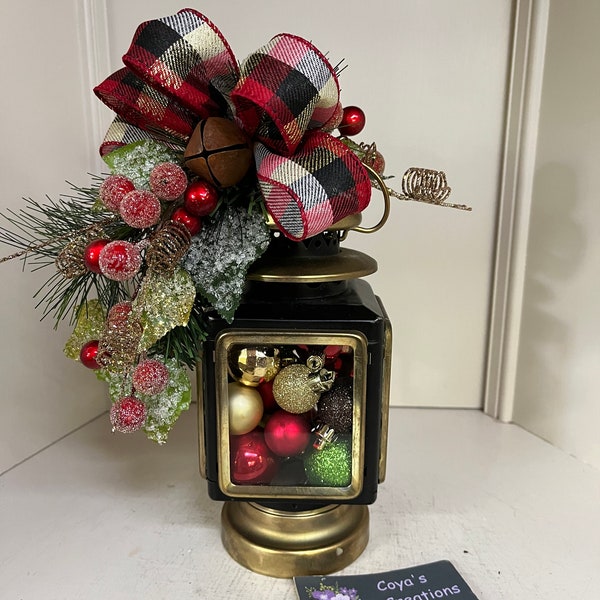 Lantern Floral Arrangement - Etsy
