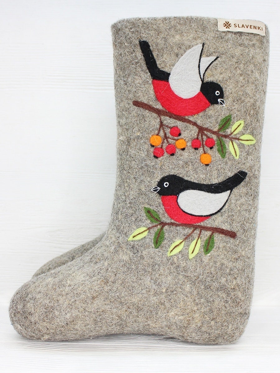 Valenki Felt Boots Unisex Women Men All Size Handmade Russian Veking ...