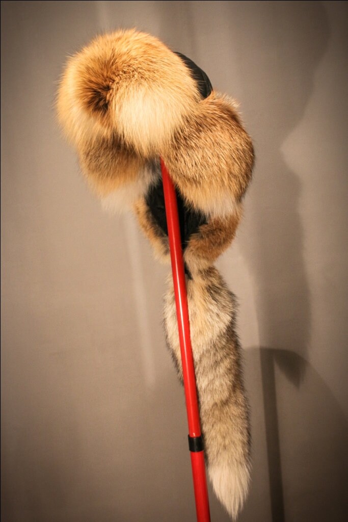 Red Fox Fur Mens Hat Mongolian Kazakhstan Eagle Hunters Hat Malakai ...