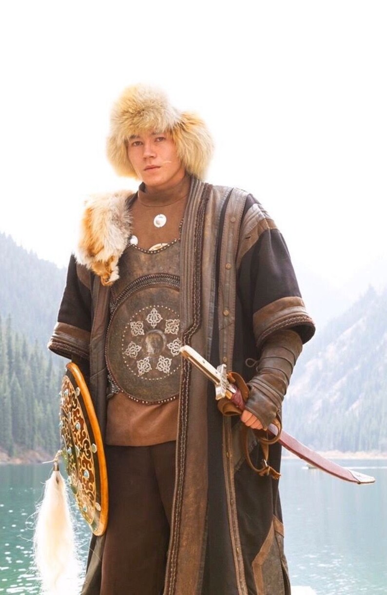 Red Fox Fur Mens Hat Mongolian Kazakhstan Eagle Hunters Hat Malakai ...