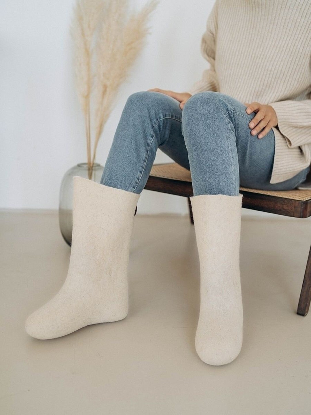 Valenki Felt Boots Unisex Women Men All Size Handmade - Etsy