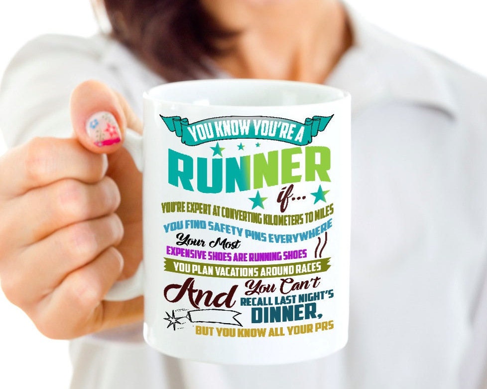 Running Mug You Know You're a Runner If Marathon - Etsy