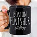Boston Marathon Finisher Mug Boston Marathon Runner Gift for Crossing ...