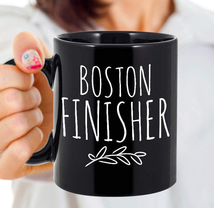 Boston Marathon Finisher Mug - Boston Marathon Runner Gift for Crossing ...