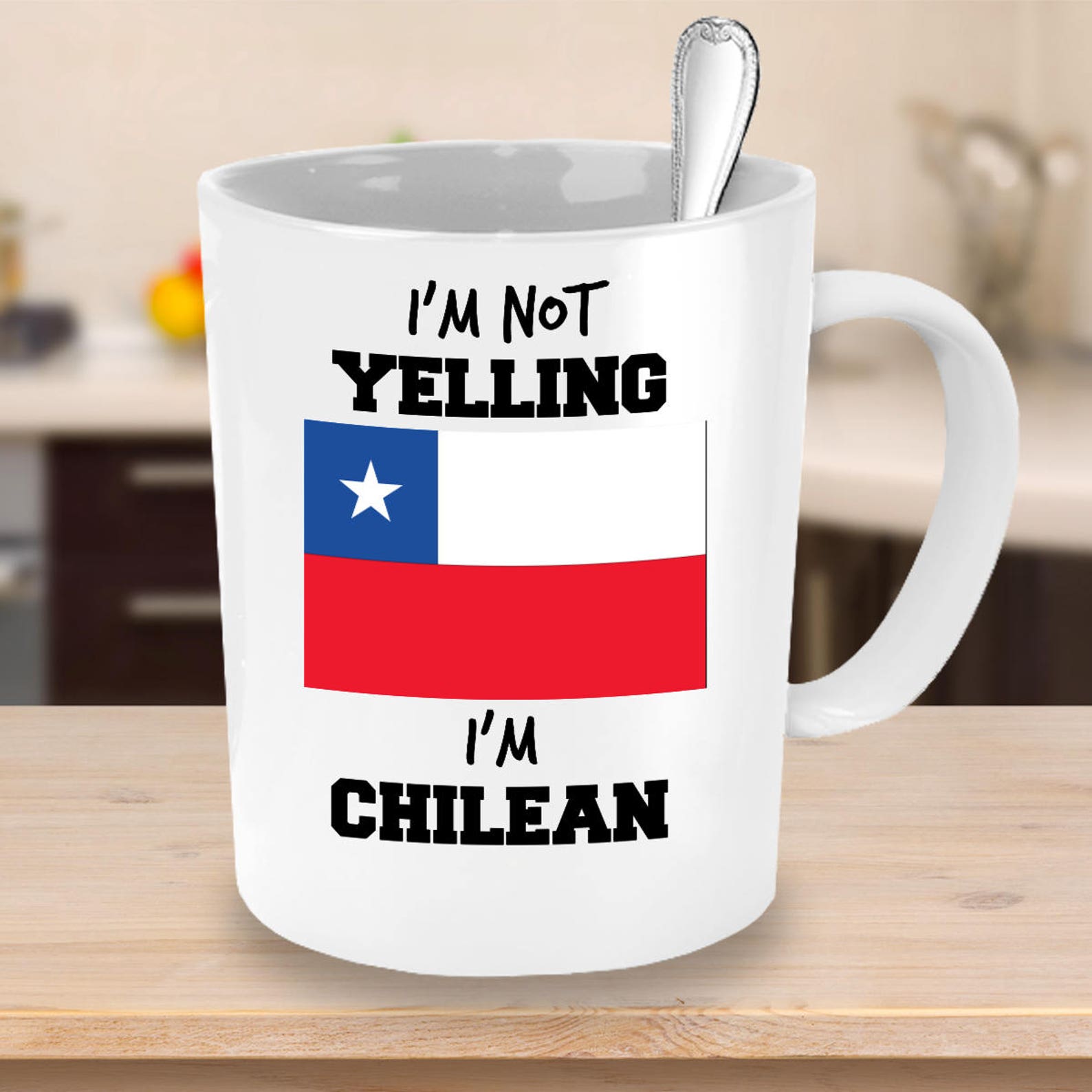 Chilean Pride Mug - I’m Not Yelling I’m Chilean - Chilean Mom or ...