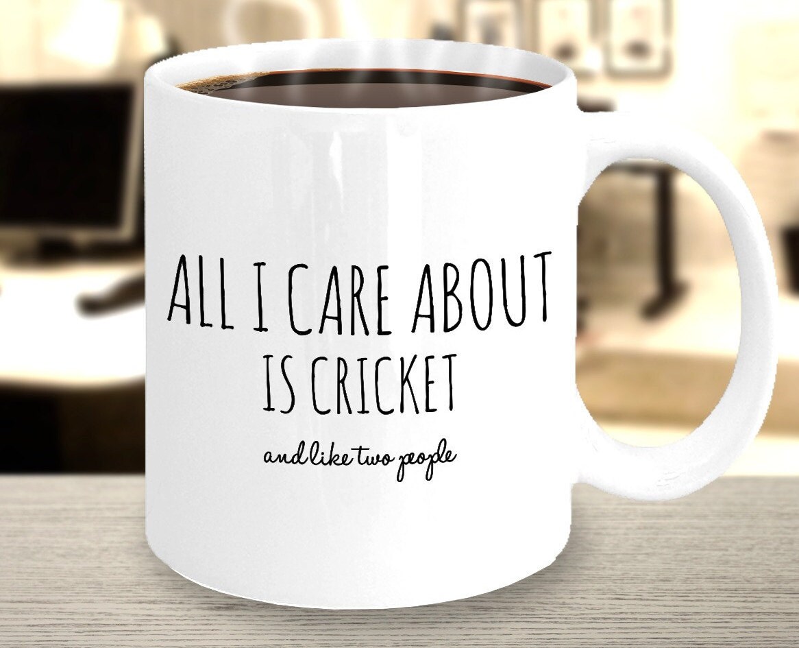 Cricket Coffee Mug for Cricket Players Who Love Their Sport - Etsy