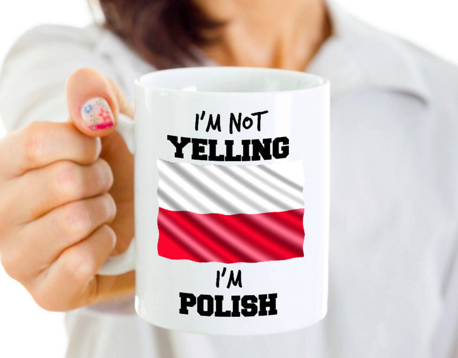 Polish Pride Mug - I’m Not Yelling I’m Polish - Polish Mom or Polish ...