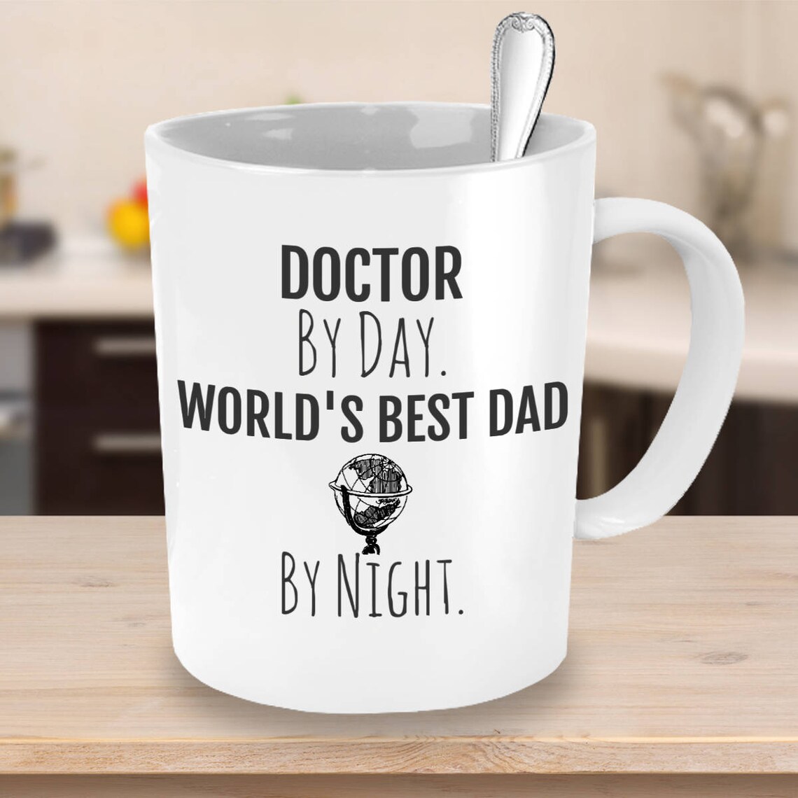 Doctor Dad Mug Doctor Coffee Mug Doctor by Day - Etsy