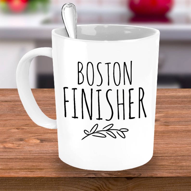 Boston Marathon Finisher Mug Boston Marathon Runner Gift for - Etsy