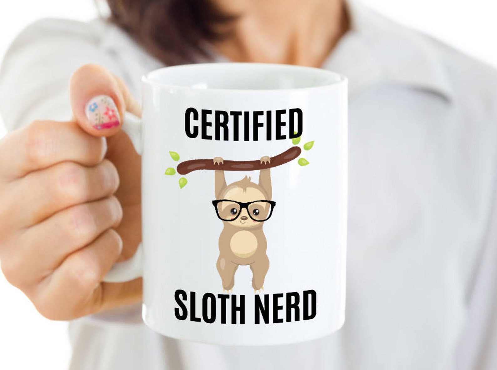 Funny Sloth Coffee Mug Sloth Gifts for All Sloth Lovers Certified Sloth ...