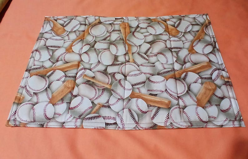 Absorbent Baseball-themed Kitchen Mat, Quilted Dish Drying Pad ...