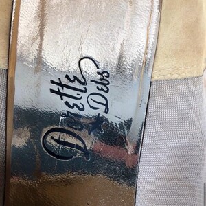 Vintage Dorette & Debs 60’s- 70s Silver Lame Gold Heels // Glitter ...