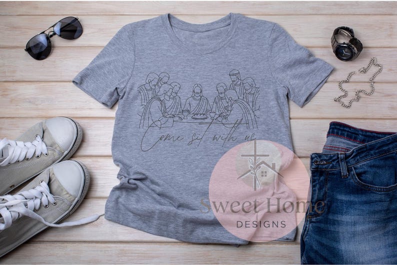 The Last Supper Outline PNG: Christian Art Digital Download Coloring ...
