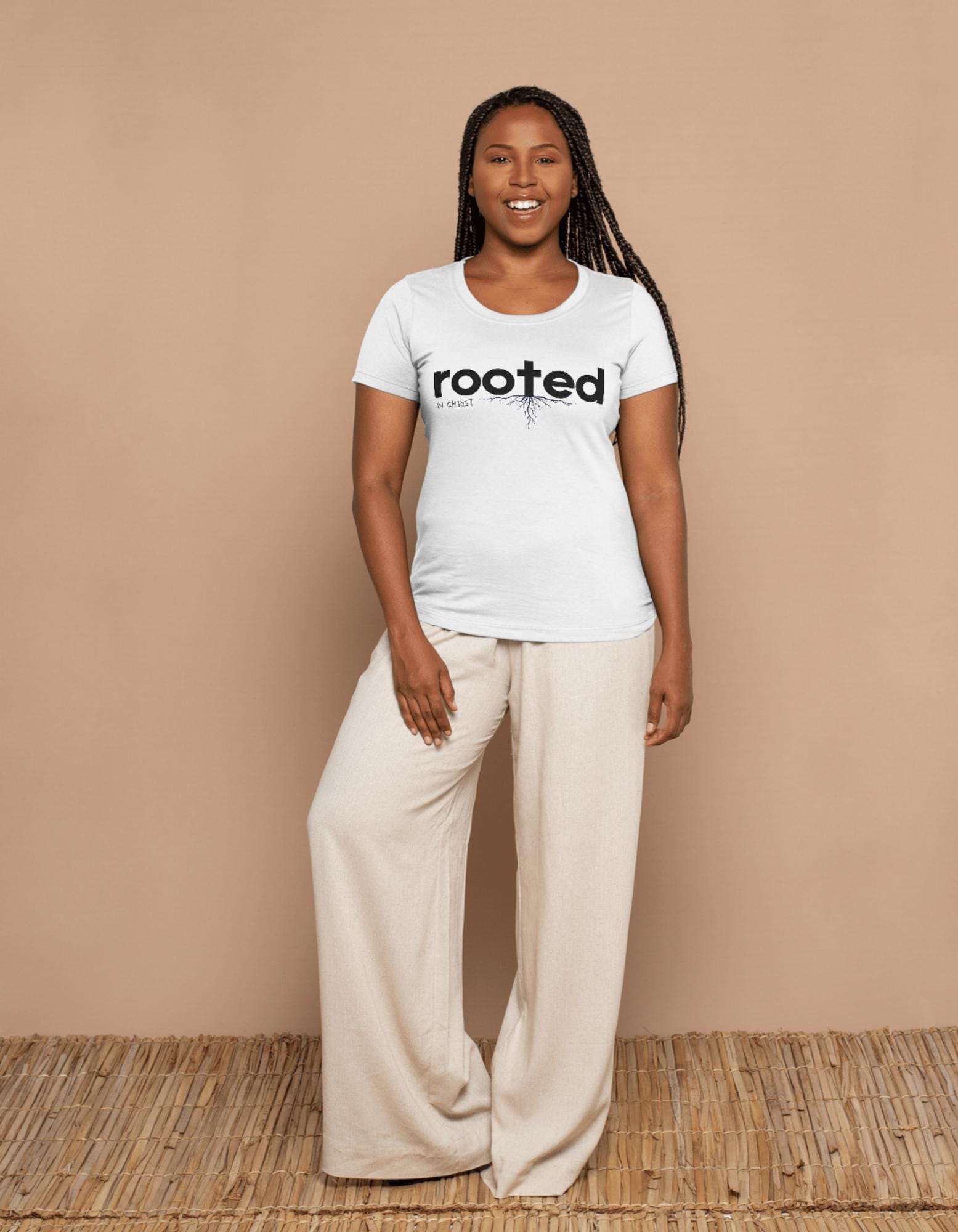Rooted in Christ PNG: Christian Faith Sublimation Design (digital ...