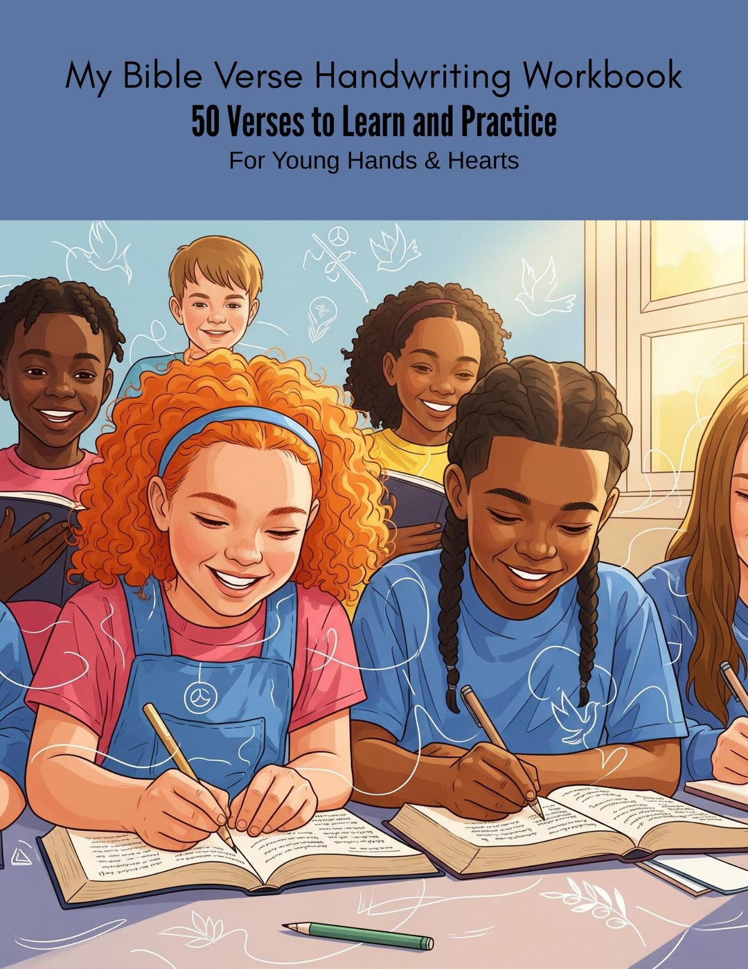 My Bible Verse Handwriting Workbook - 50 Verses to Learn & Practice ...