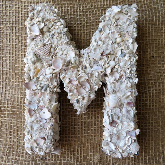 Sea Shell Letter | Etsy