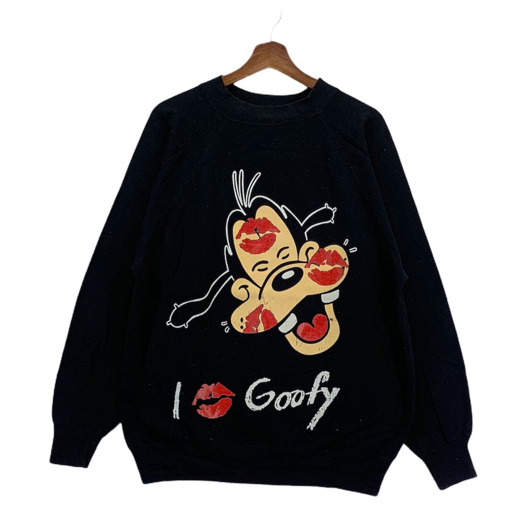 Vintage 90s Disney Goofy Cartoon Crewneck - Etsy