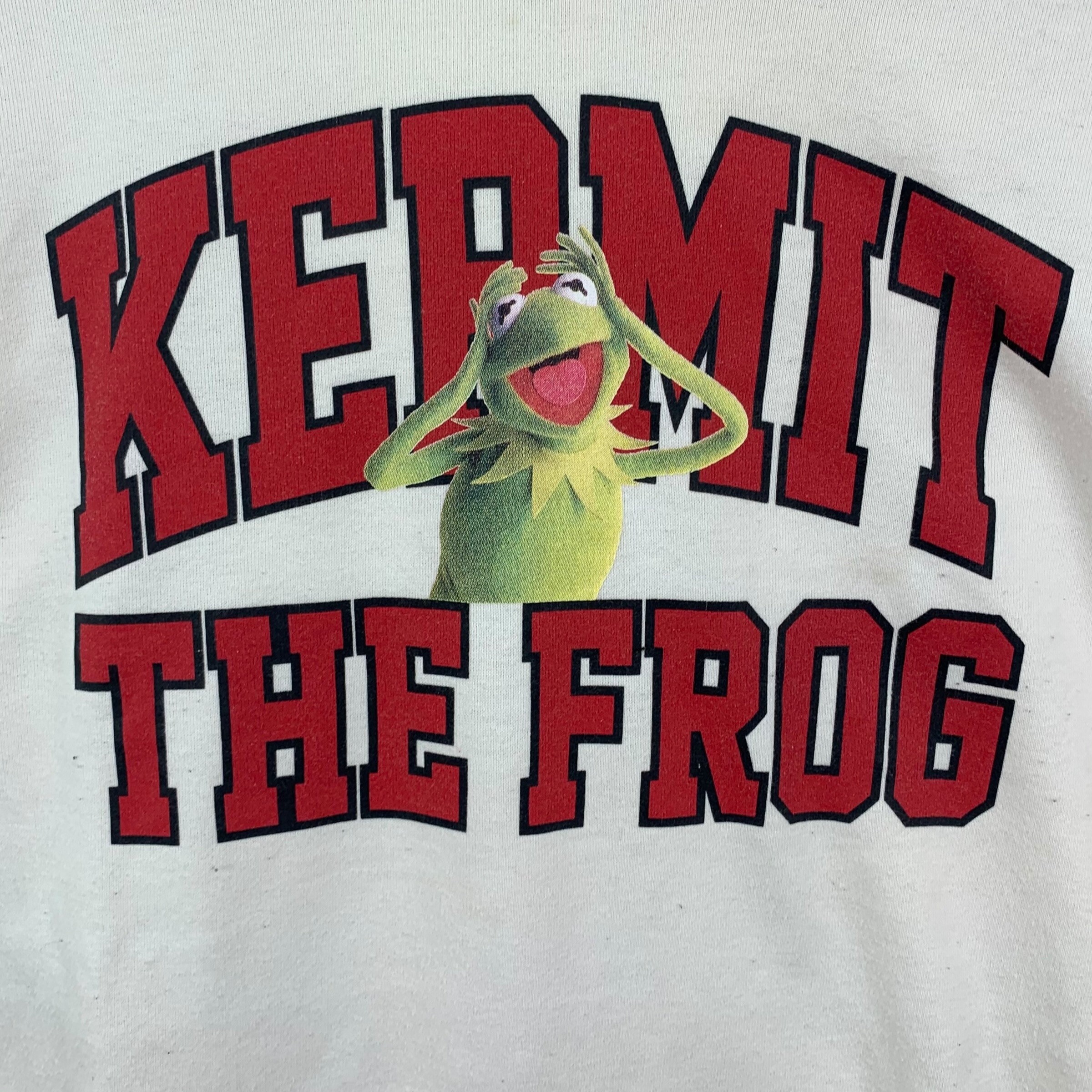 Vintage Disney the Muppets Kermit the Frog Crewneck Pullover Sweater ...