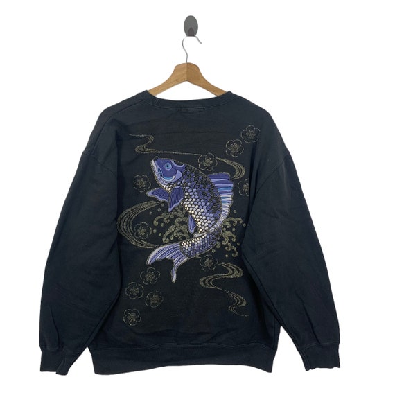 Vintage Japanese Tradition Embroidery Jumper Pullover… - Gem