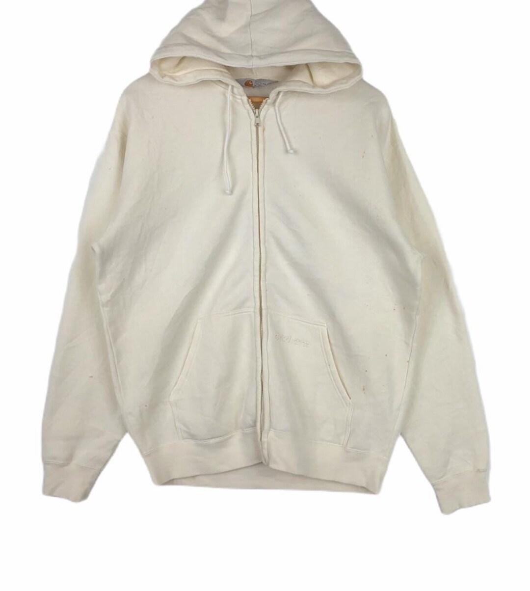 Vintage Carhartt Workers Jumper Zipper Pullover Hoodie Sweater - Etsy