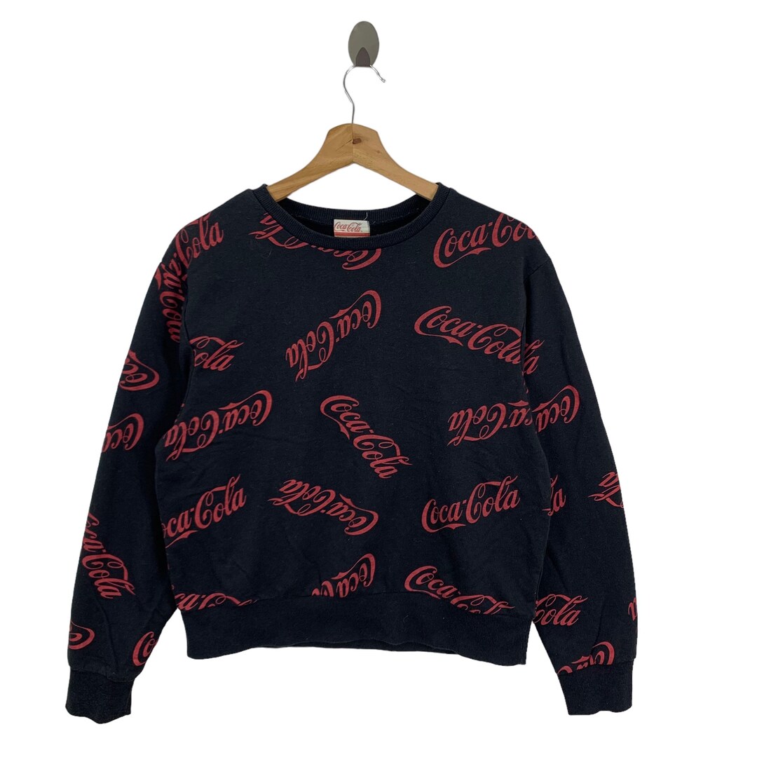 Vintage Coca Cola Carbonated Drinking Jumper Pullover Sweater - Etsy