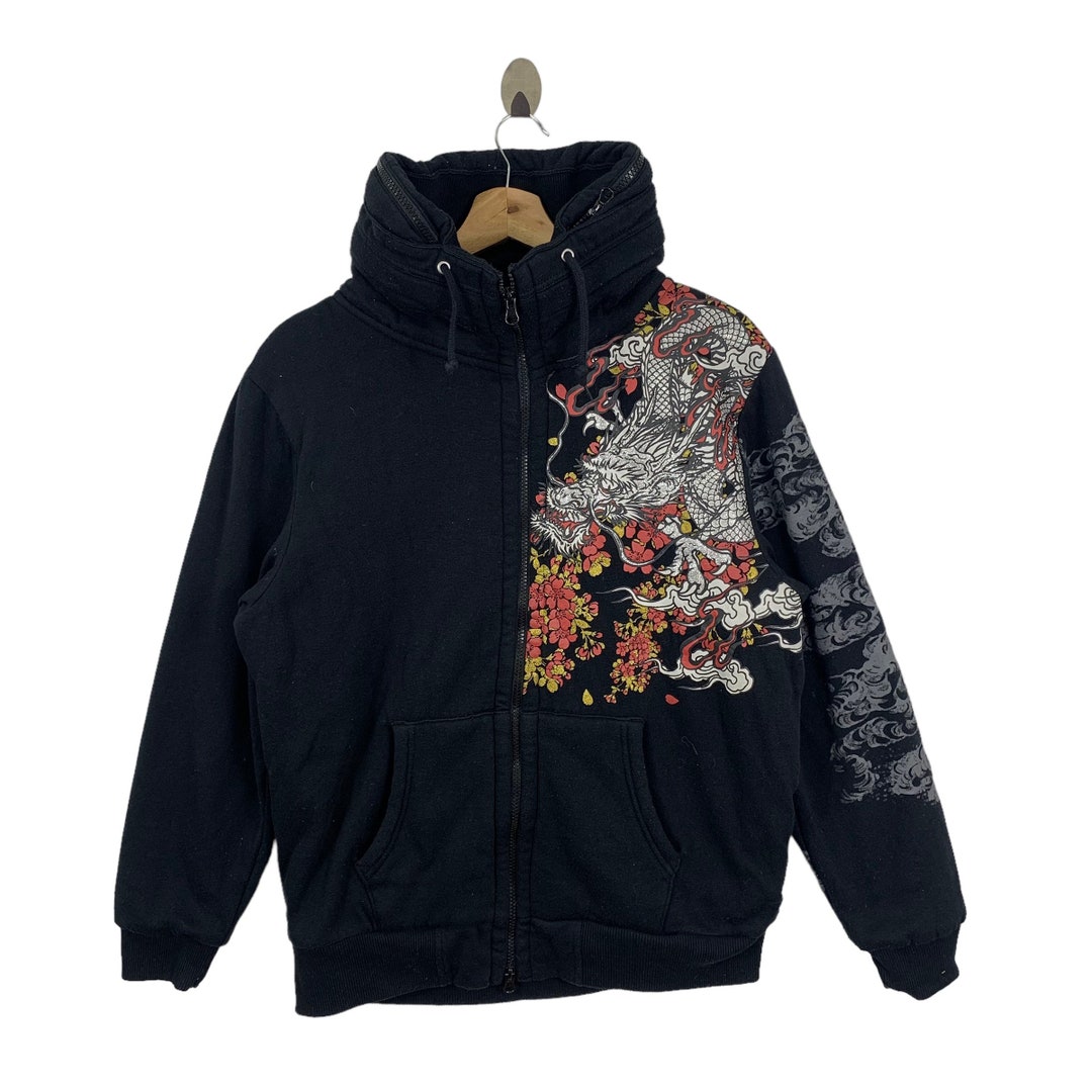 Vintage Japanese Tradition Sukajan Zipper Jumper Pullover Sweater - Etsy