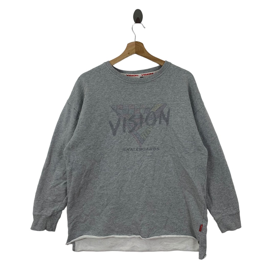 Vintage Vision Street Wear Crewneck Pullover Sweater Jumpers - Etsy