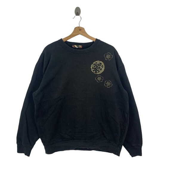 Vintage Japanese Tradition Embroidery Jumper Pullover… - Gem
