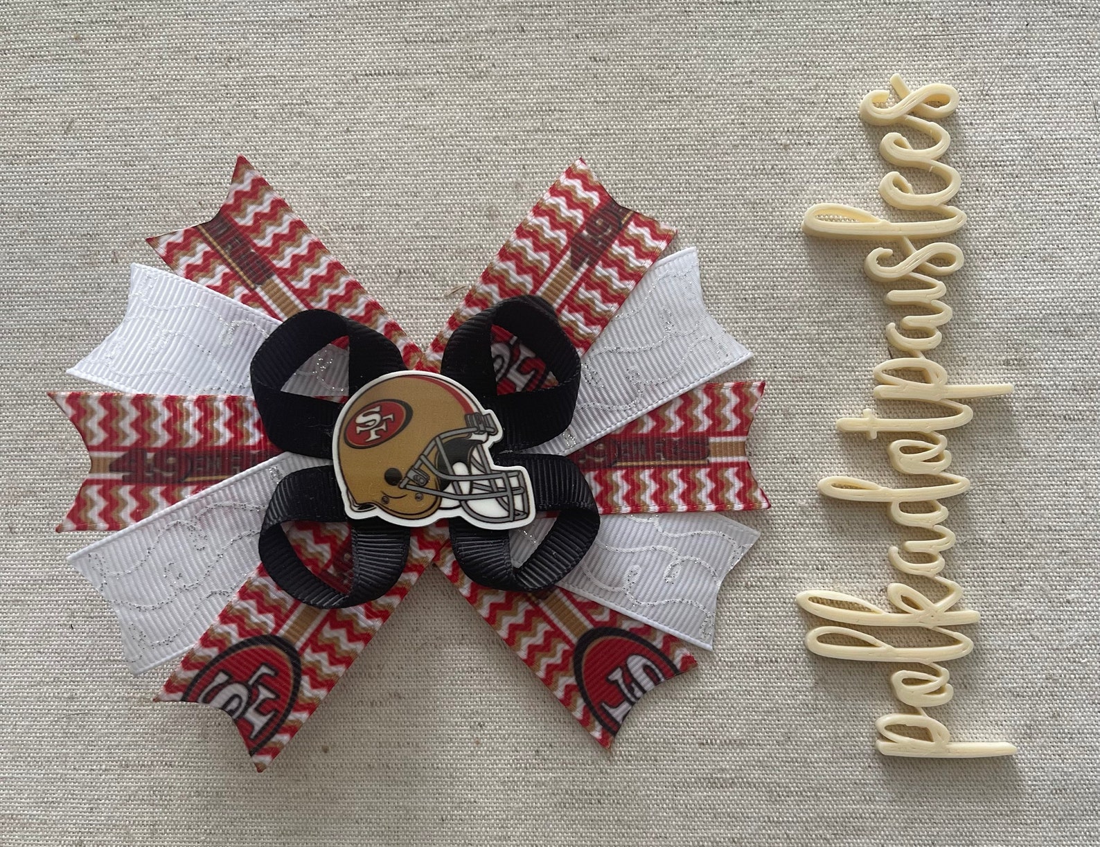 San Francisco 49ers Hairbow 49ers Hairbows 49ers Bows San - Etsy