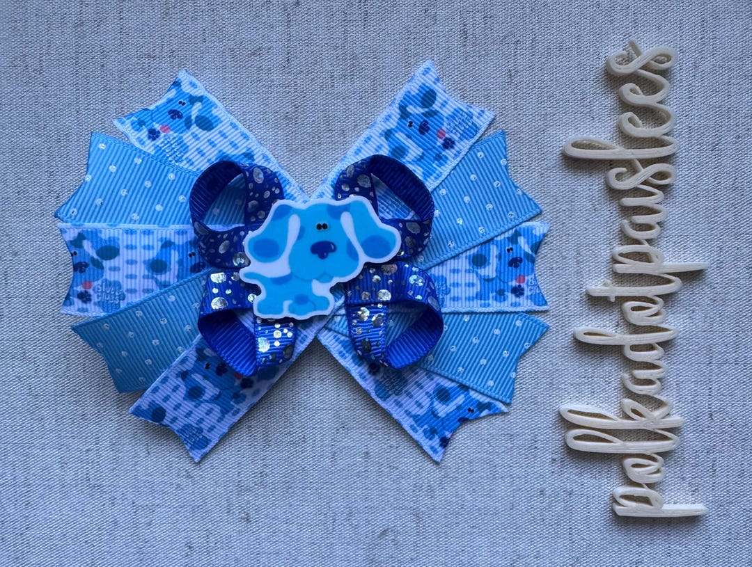 Blues Clues Hairbow- Blues Clues Hairbows- Blues Clues Bows- Blues ...