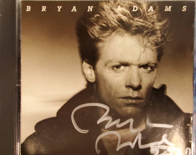 Bryan Adams "reckless" CD Hand Signed Autographed by Bryan Adams W/ LOA ...