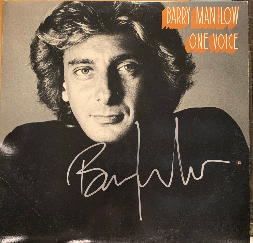 Barry Manilow 'one Voice' Album, Hand Signed With LOA - Etsy