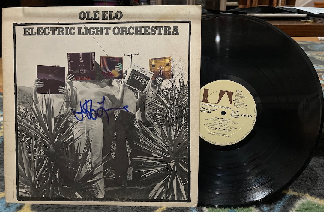 Electric Light Orchestra ELO OLE ELO Record Album Hand Signed ...