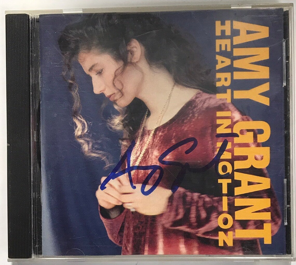 Amy Grant Heart in Motion CD Hand Signed Autographed by Amy - Etsy